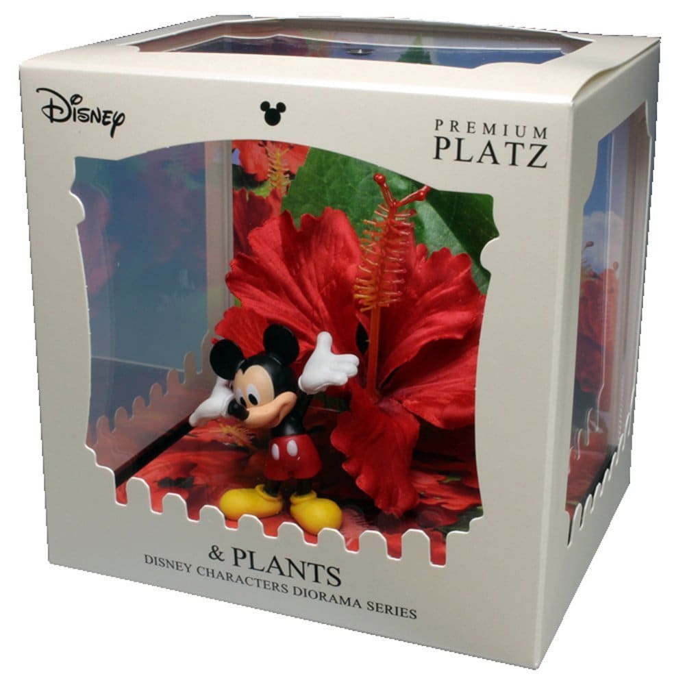 Figure Mickey & Hibiscus "Disney" & Plants Disney Character Actors ...