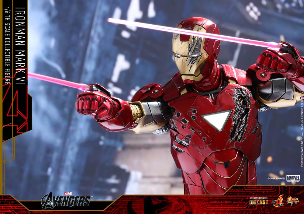 Iron Man Mark 6 : "Avengers" Movie Masterpiece DIECAST 1/6 : Action ...