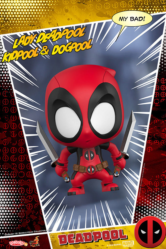 Lady Deadpool & Kid Pool & Dog Pool (3-Body Set) 「 Deadpool 」 Cos Baby ...