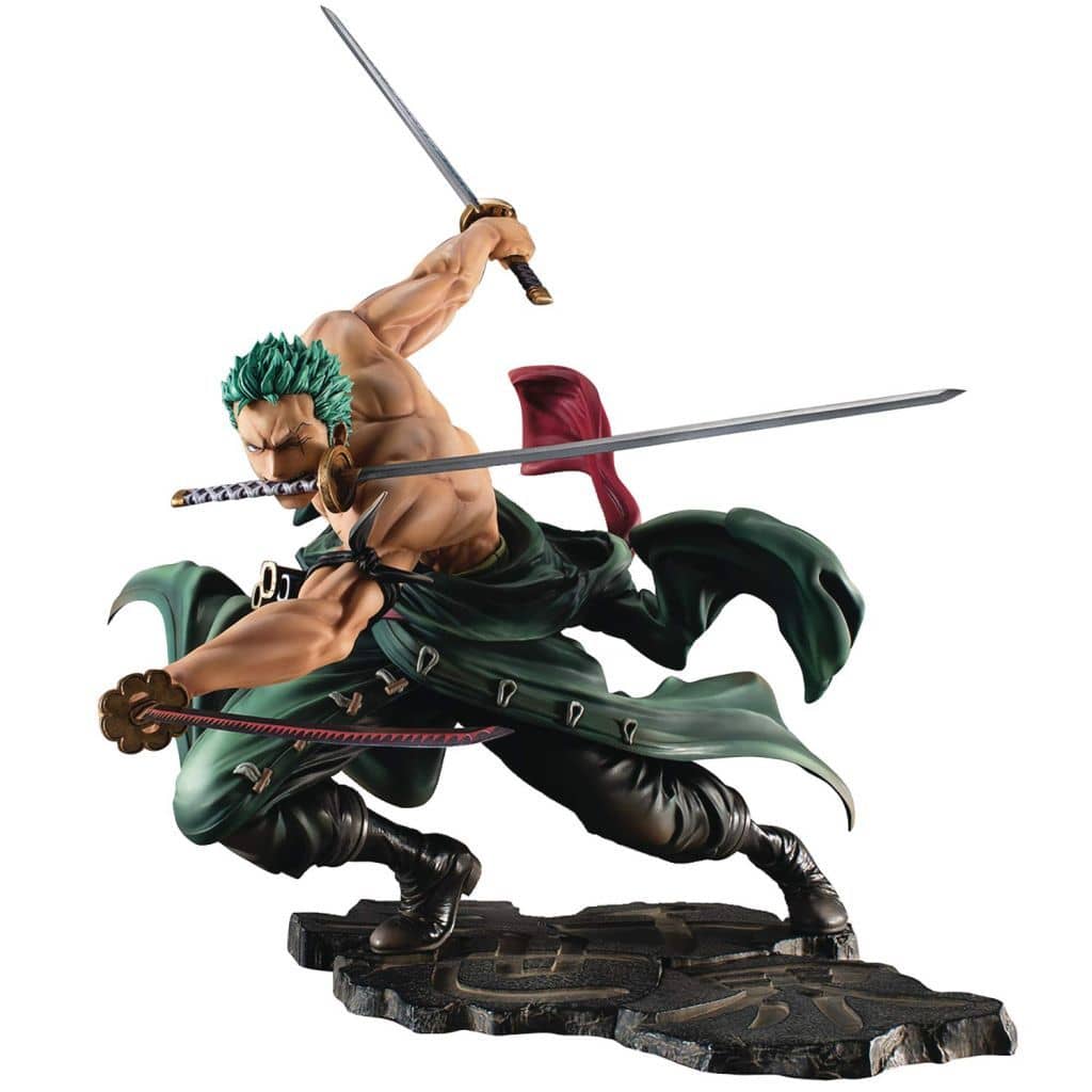 Roronoa Zoro Ver. 3, 1000, sekai! "ONE PIECE" 1/8 Portrait. Of. Pirates ...