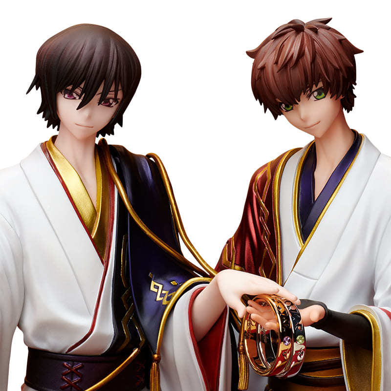 Figure Lelouch vi Britannia & Kisuki Suzaku Statue and ring style ...