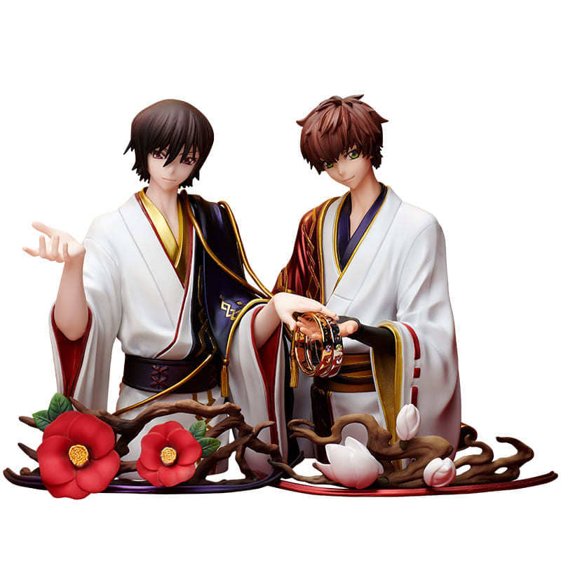 Figure Lelouch vi Britannia & Kisuki Suzaku Statue and ring style ...