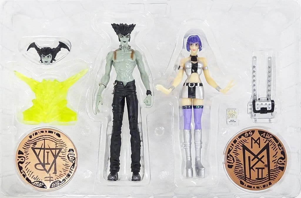 Akira Fudo (Devil Fusion Akira) & Miki (」 Action Figure DEVILMAN ...