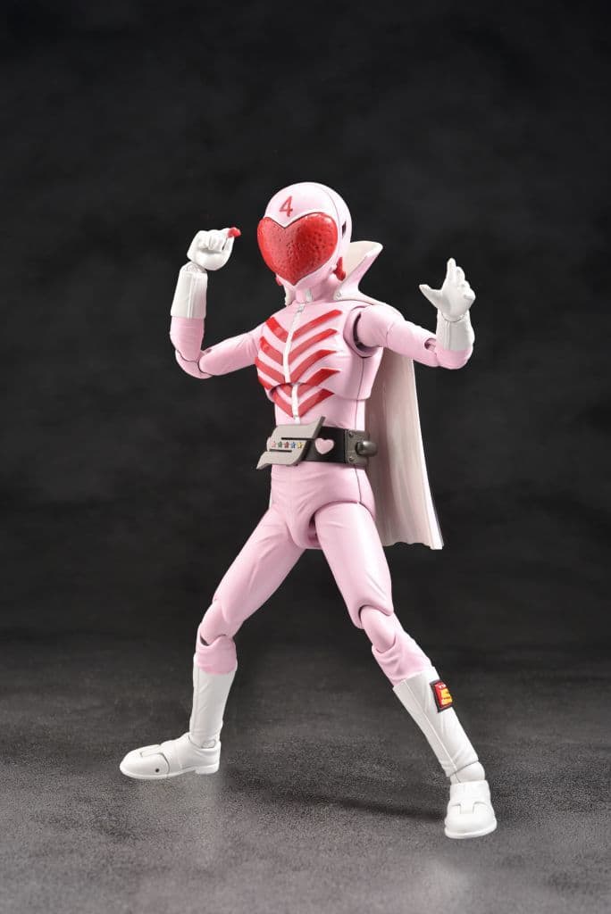 Figure Peach Ranger & Mid Ranger "Himitsu Sentai Goranger" Hero Action ...