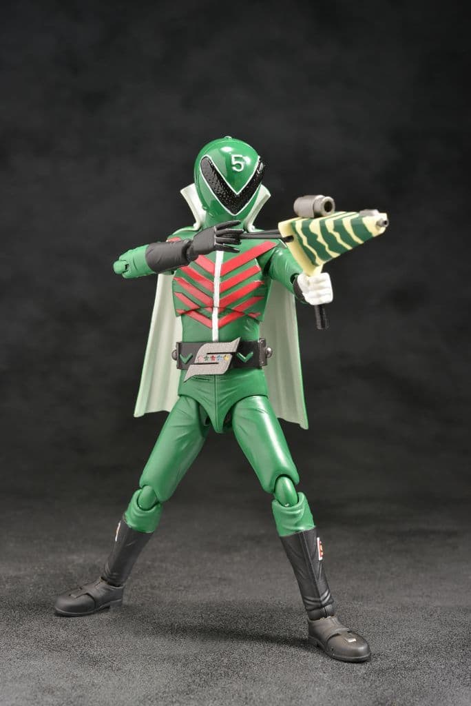 Figure Peach Ranger & Mid Ranger "Himitsu Sentai Goranger" Hero Action ...