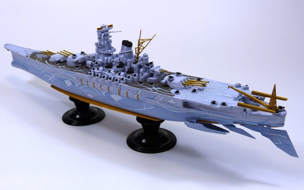 Plastic model 1/700 Foggy Fleet : All Flagship Superbattleship Yamato ...