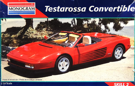 Plastic model 1/24 TESTAROSSA CONVERTIBLE [2782] | Toy Hobby | Suruga ...