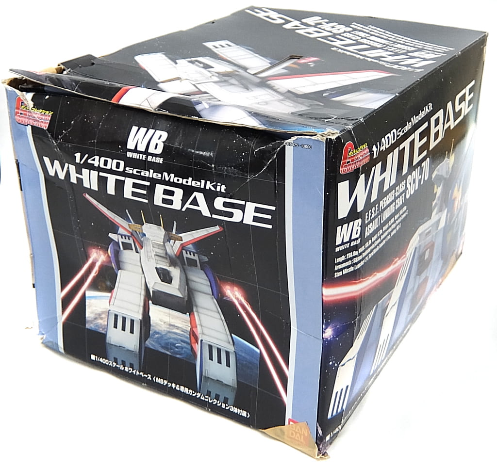 [Box Damage] 1/400 SCV-70 White Base (MS Deck & Dedicated Gundam Collection 3 Included) 「 Mobile ...