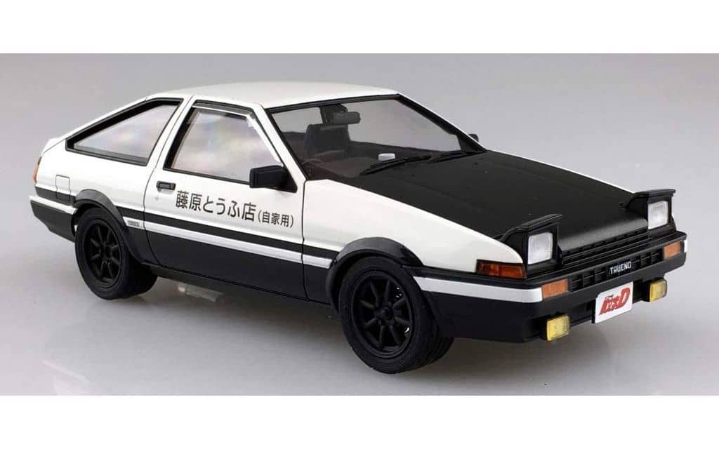 Plastic model 1/24 FUJIWARA no Takumi AE86 Treno Project D Specifications "INITIAL D" Prepainted ...