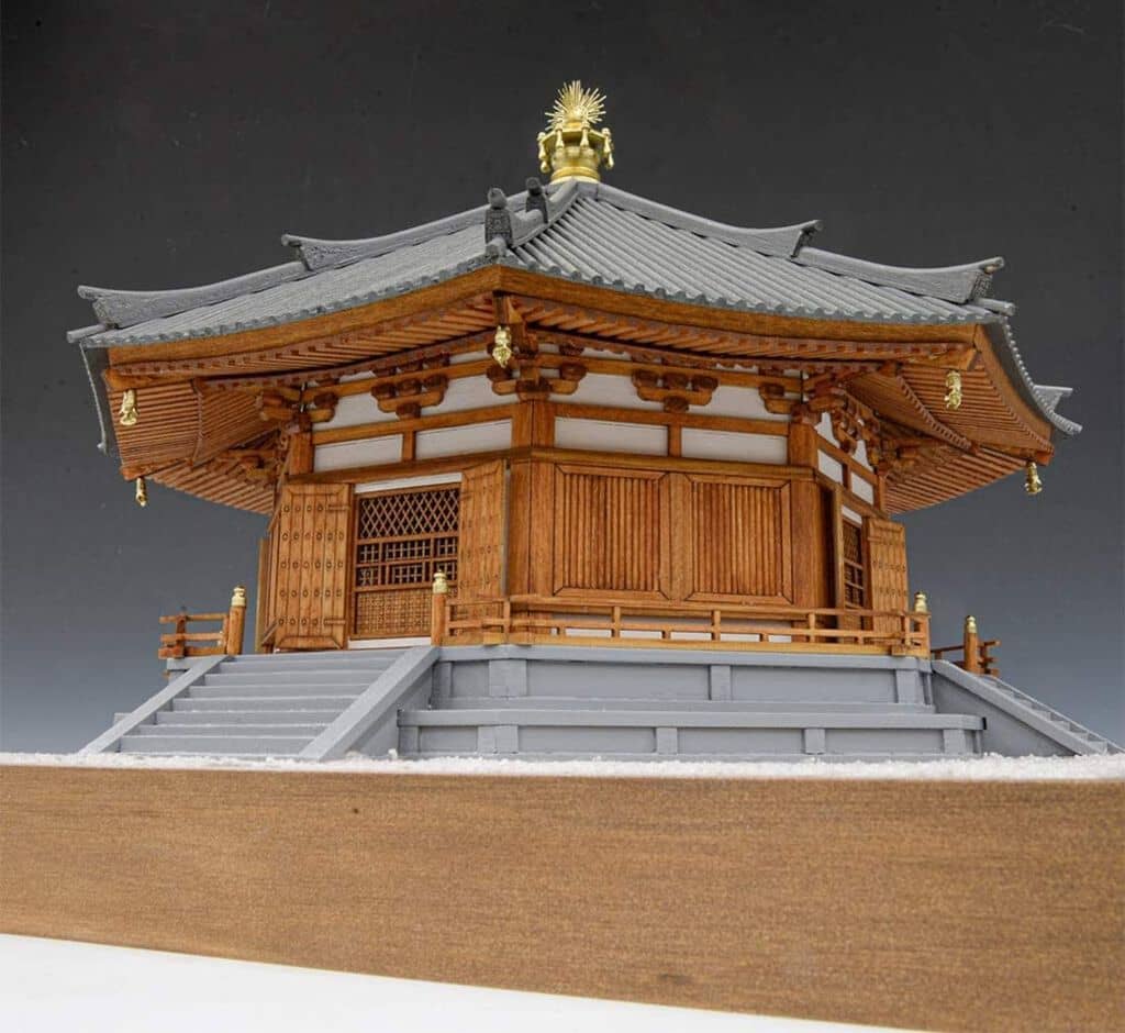 Wooden Model 1/75 Yumedono of Horyu-ji Temple | Toy Hobby | Suruga-ya.com