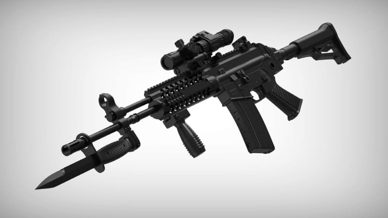 1/12 KOREAN ARMY ROKA K2C1 ASSAULT RIFLE [GUN-03] | Toy Hobby | Suruga ...