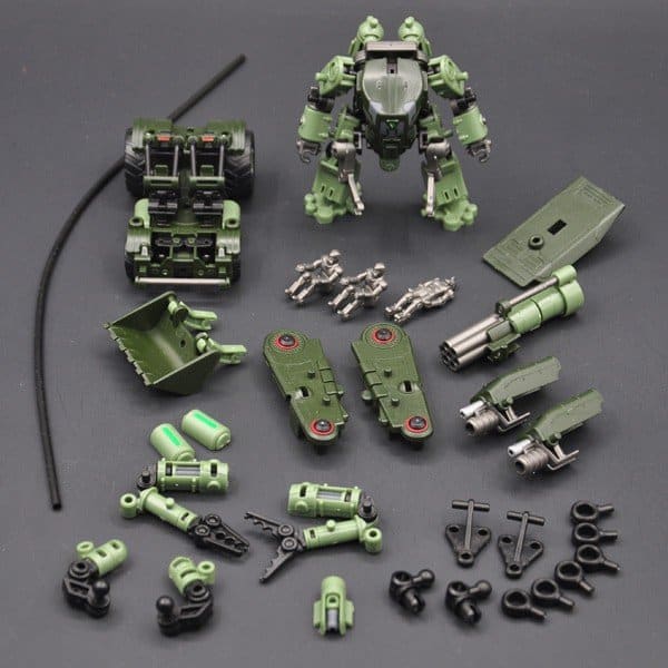 1/60 DEFENDER + CONSTRUCTION SET - Defender + Construction Set (Green ...