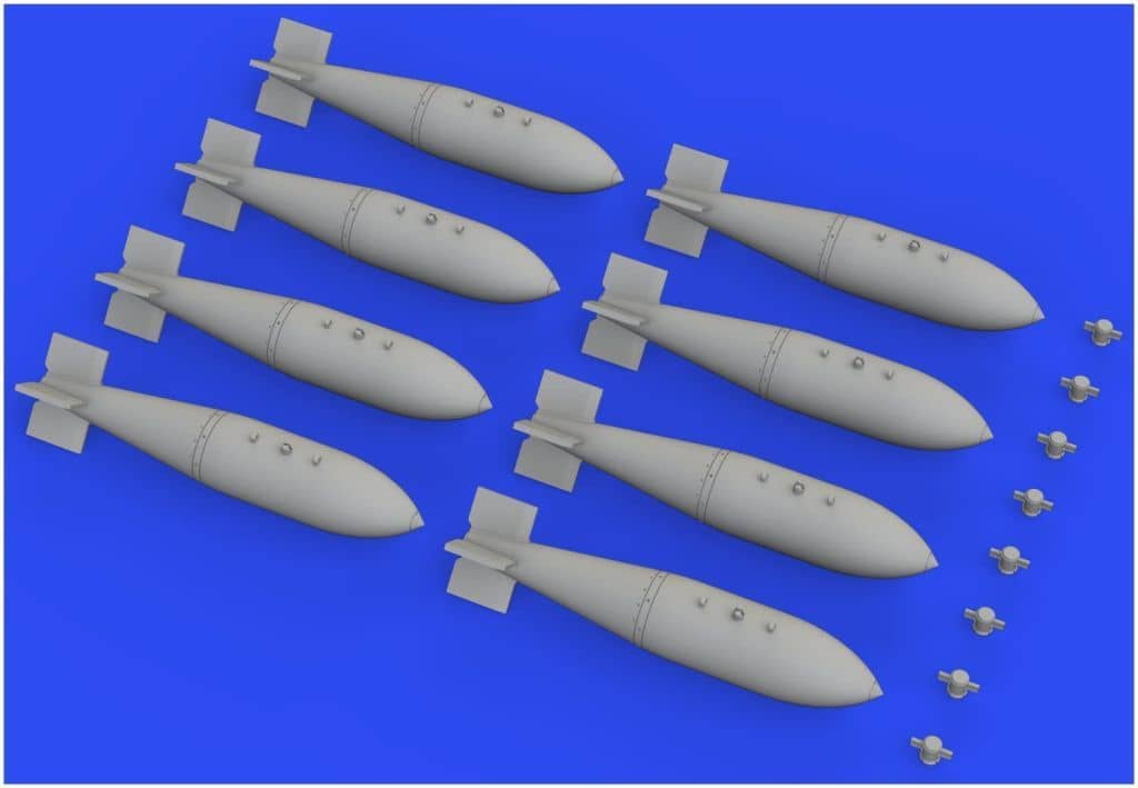 1/72 Royal Air Force 1,000 lb Free Fall 8-Bomb Pack "BRASSIN Series ...