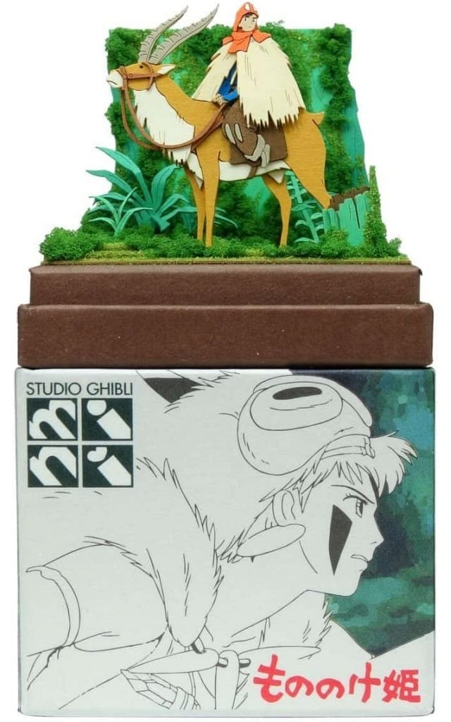 Model Studio Ghibli Mini PRINCESS MONONOKE : Ashitaka's Journey ...
