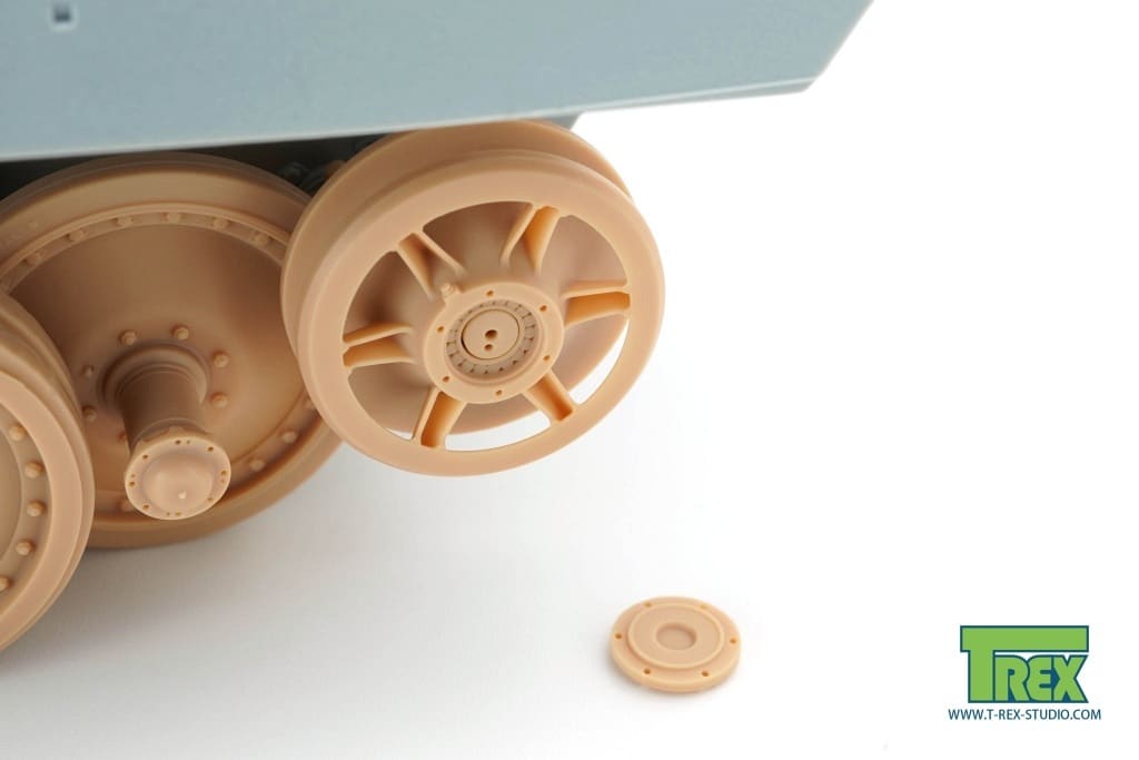 1/35 WWII German Panther Tank 665 mm Diameter Guide Ring Rib-Back Type ...