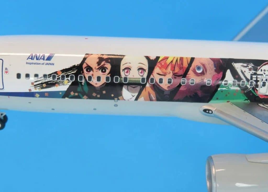 1/200 BOEING 767-300ER JA616A Demon Slayer: Kimetsu no Yaiba Jet One ...