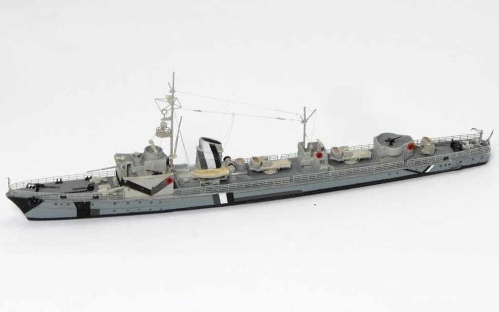 Plastic model 1/700 German Torpedo Boat 35 Type T-8 1942 (Atlantic Bow ...