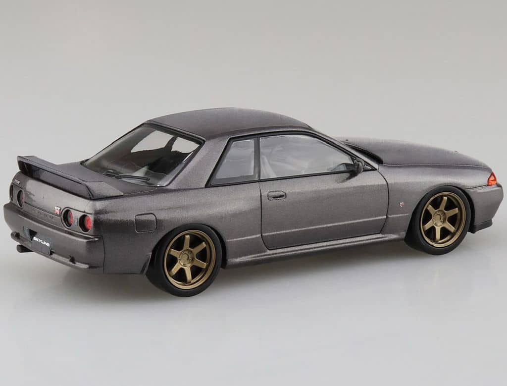 Plastic model 1/32 Nissan R32 Skyline GT-R Custom Wheel (Gun Gray ...