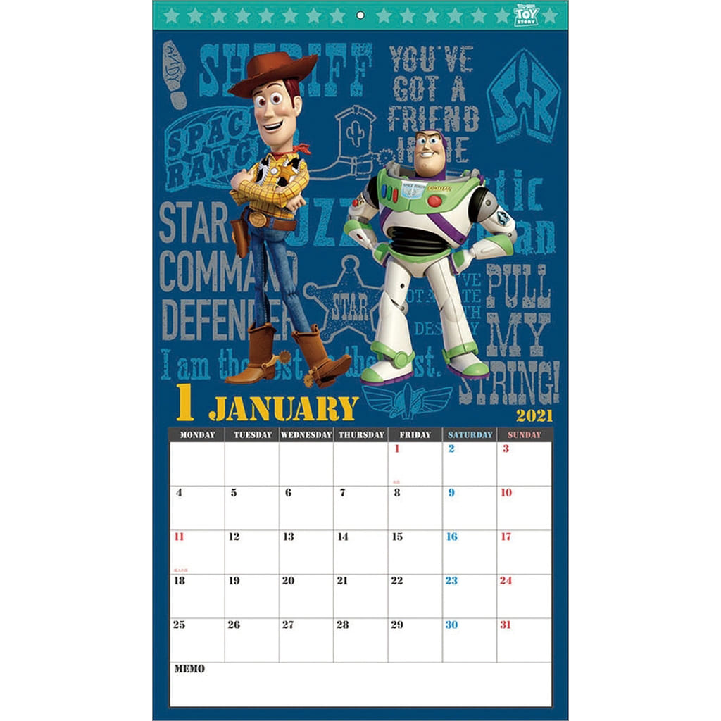 Calendar TOY STORY 2021 calendar | Goods / Accessories | Suruga-ya.com
