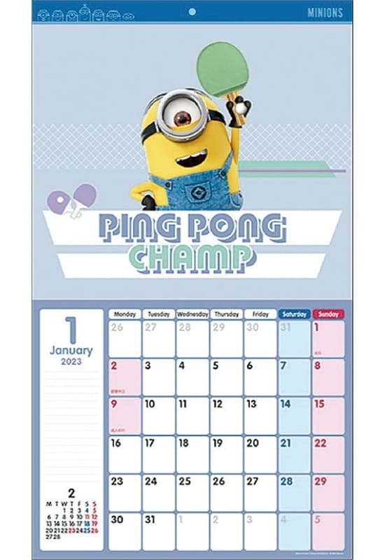 Calendar Minion 2023 Calendar | Goods / Accessories | Suruga-ya.com