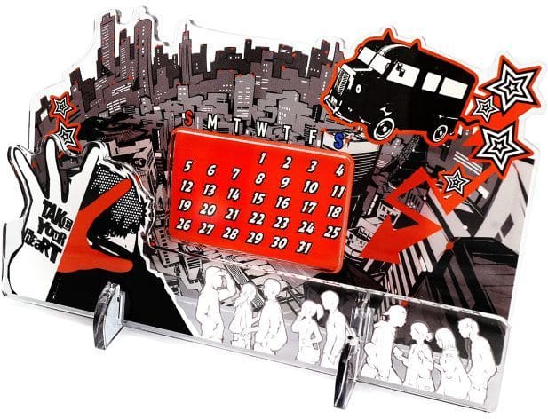 Calendar Persona 5 Desktop Acrylic Mannen Calendar Vol. 2 | Goods ...