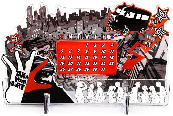 Calendar Persona 5 Desktop Acrylic Mannen Calendar Vol. 2 | Goods ...