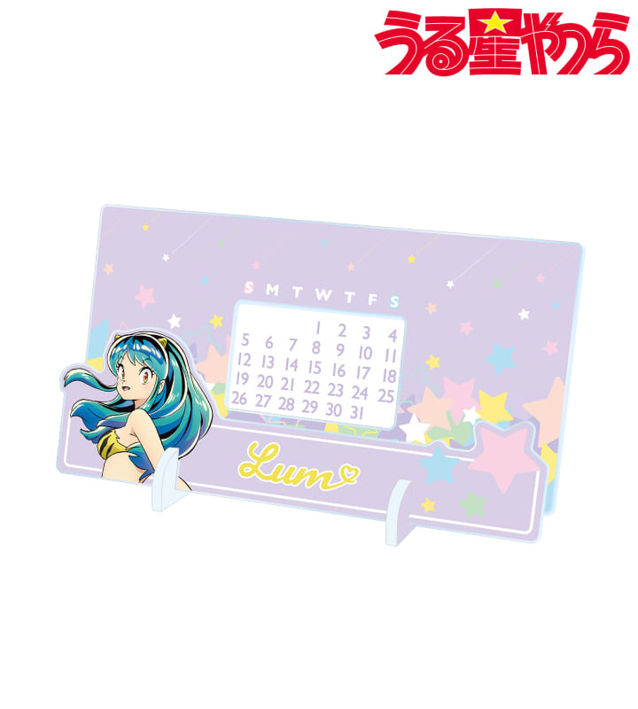 Calendar THE RETURN OF LUM URUSEI YATSURA Lamb Desktop Acrylic ...