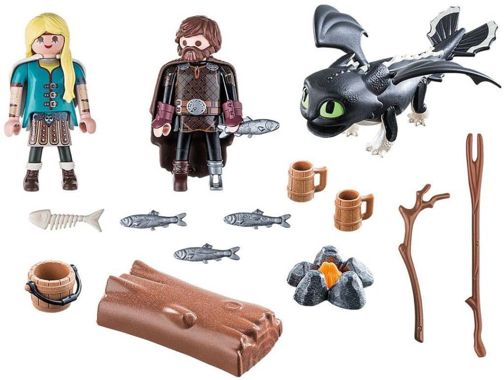 HOW TO TRAIN YOUR DRAGON 3 : Hiccup & Asty and Baby Dragon "Playmobil ...