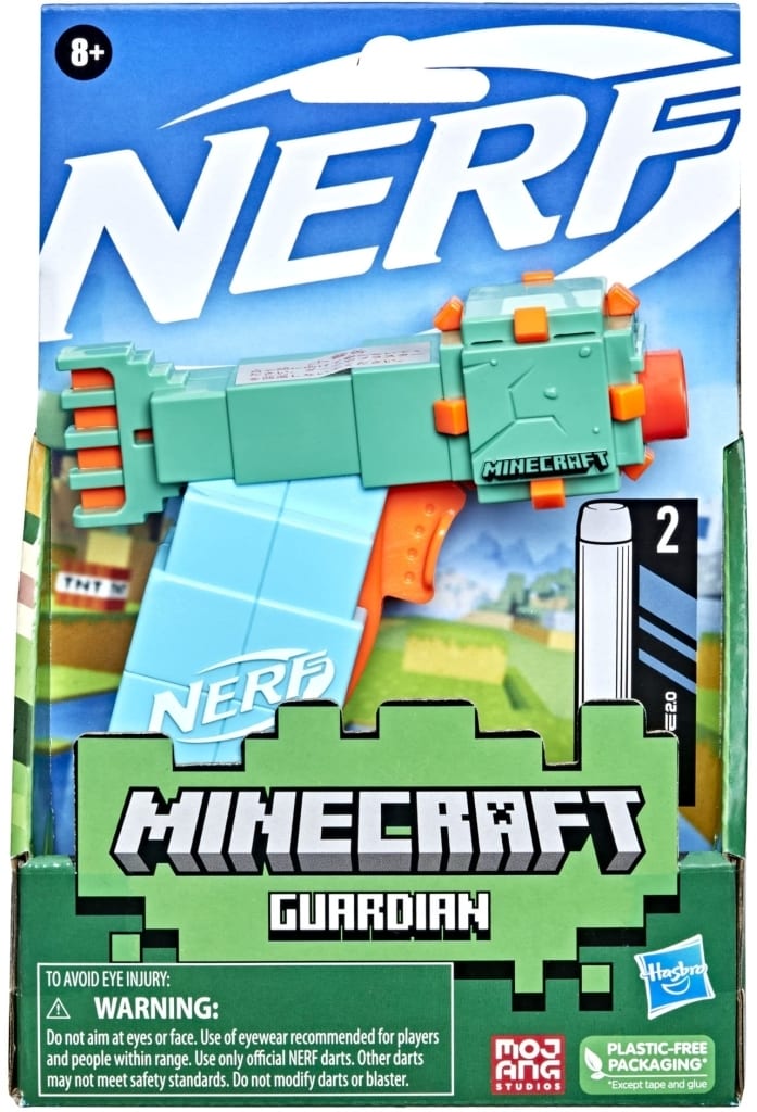 Toy Micro Shot Minecraft Guardian "NERF Narf" | Toy Hobby | Suruga-ya.com