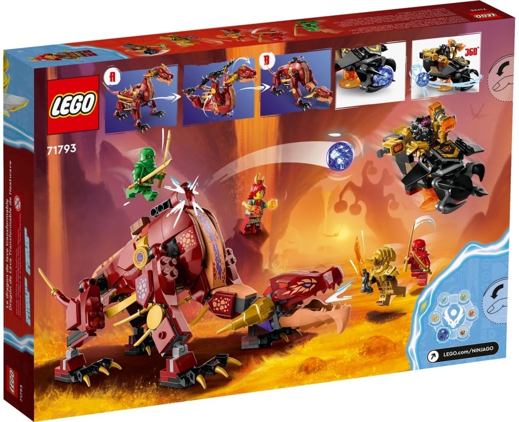 Lego Fire-Flame Heat Wave Dragon "Lego Ninjago" 71793 | Toy Hobby ...