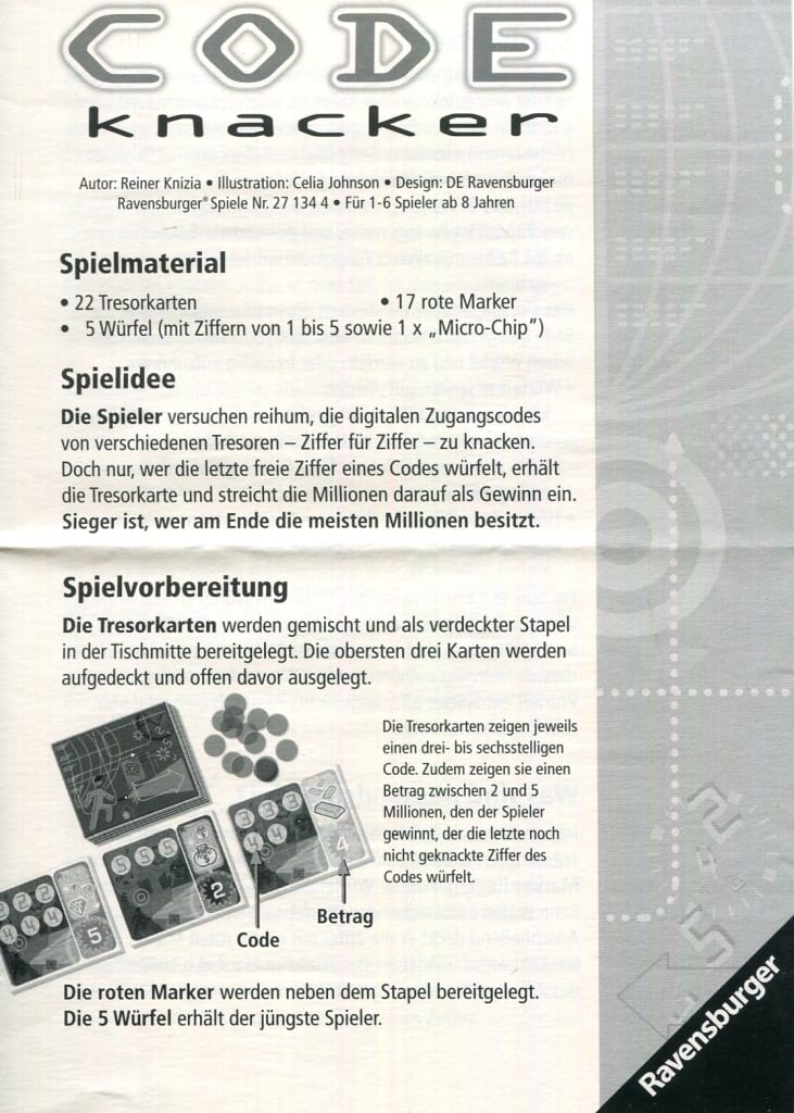 Board game Code Breaking German (Code Knacker) | Toy Hobby | Suruga-ya.com