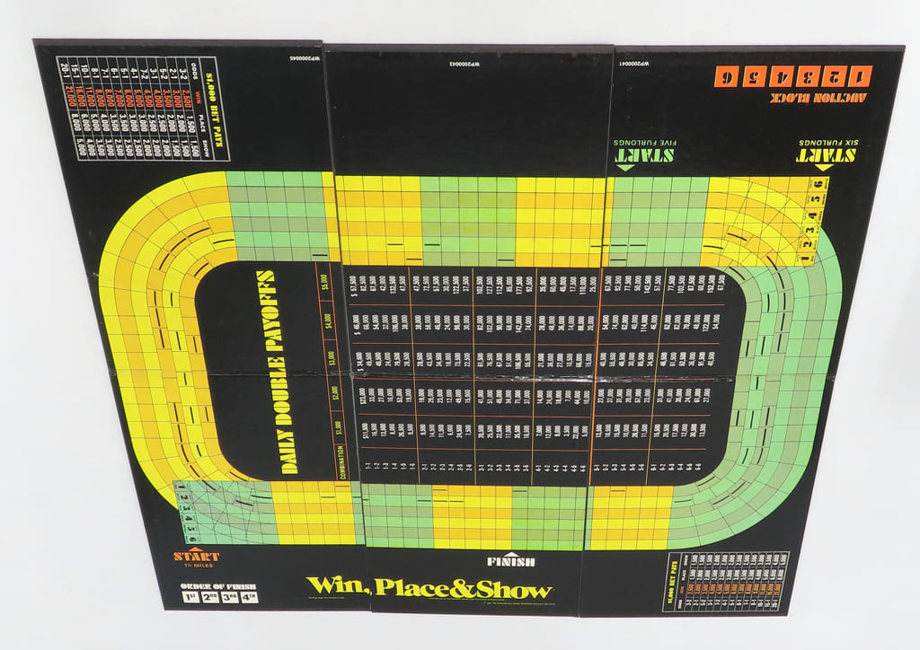 Board game [Damaged Items] Win. Place & Show Horse Racing Game | Toy ...