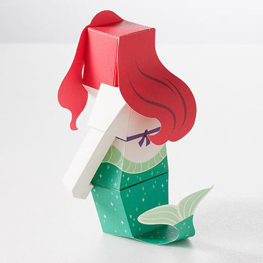 Accessories (Character Kuta) Ariel Paper Toy (Paper Craft) M size "THE ...