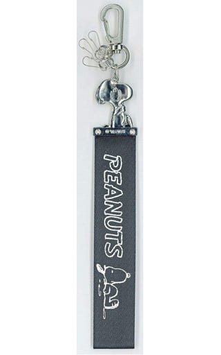 Snoopy (Life / Black) Metal Relief Tape Key Holder 「 PEANUTS (SNOOPY ...