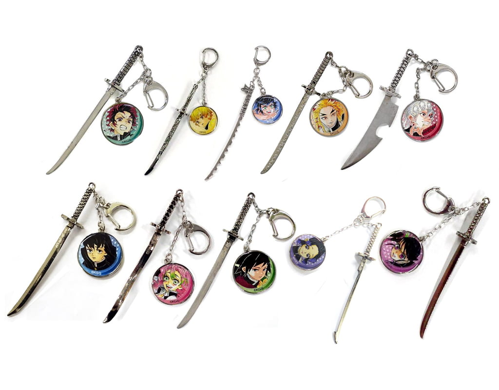 Set of 10 items "Demon Slayer: Kimetsu no Yaiba Collection Charm Big ...