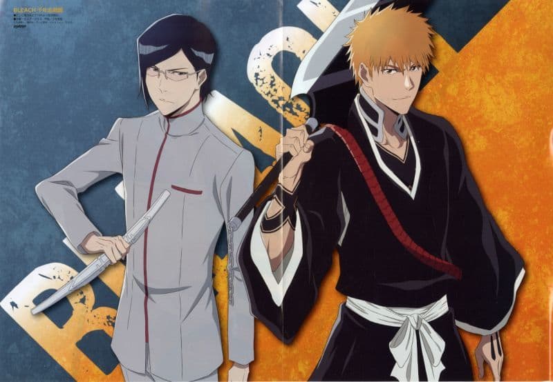 Both Sides A3 Pinup (Double Fold) Ichigo Kurosaki & Uryu Ishida / Yuya ...