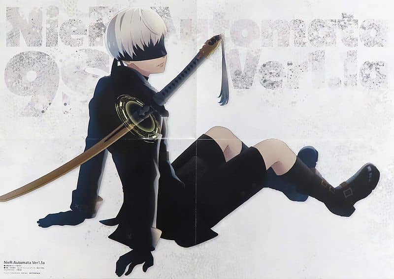 B3 Poster (Four Fold) 9S / Alice TACHIBANA "NieR : AutomatA Ver1.1a ...