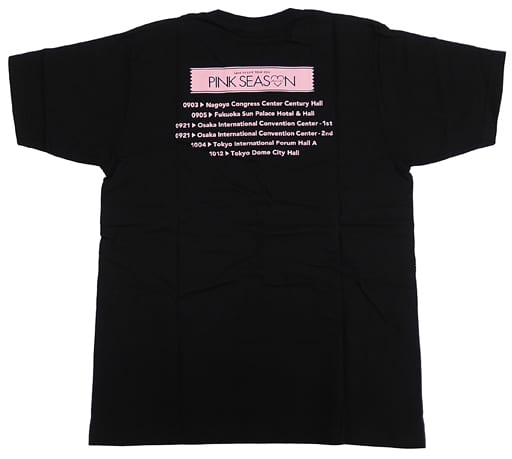 Apink T-Shirt Black S Size "Apink 1st LIVE TOUR 2015 ~ PINK SEASON ...
