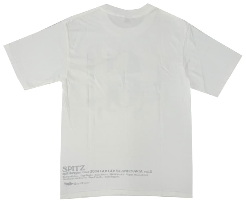 Spitz T-Shirt White S Size "spitzbergen tour 2004" GO! GO! Scandinavia ...