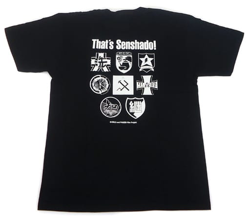 TANK Shirts Black Version XL Size "GIRLS & PANZER Theatre Character Pop ...