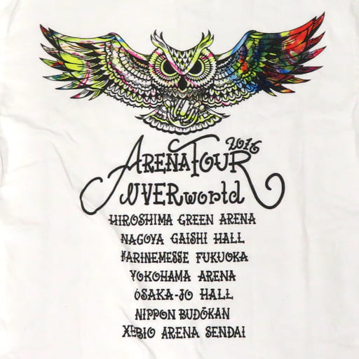 UVERworld TOUR T-Shirt White M Size "UVERworld ARENA TOUR 2016" | Goods ...