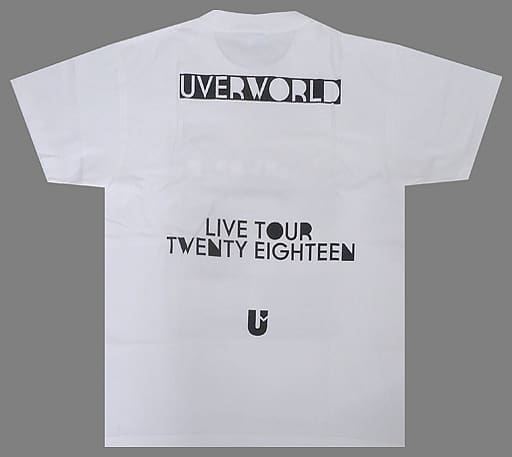 T-Shirt (Male idol) UVERworld PHOTO T-shirt white M size "UVERworld ...