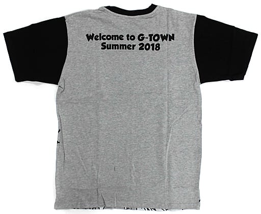 T-Shirt (Male idol) Glay T-shirt black L size "Glay presents G-TOWN ...