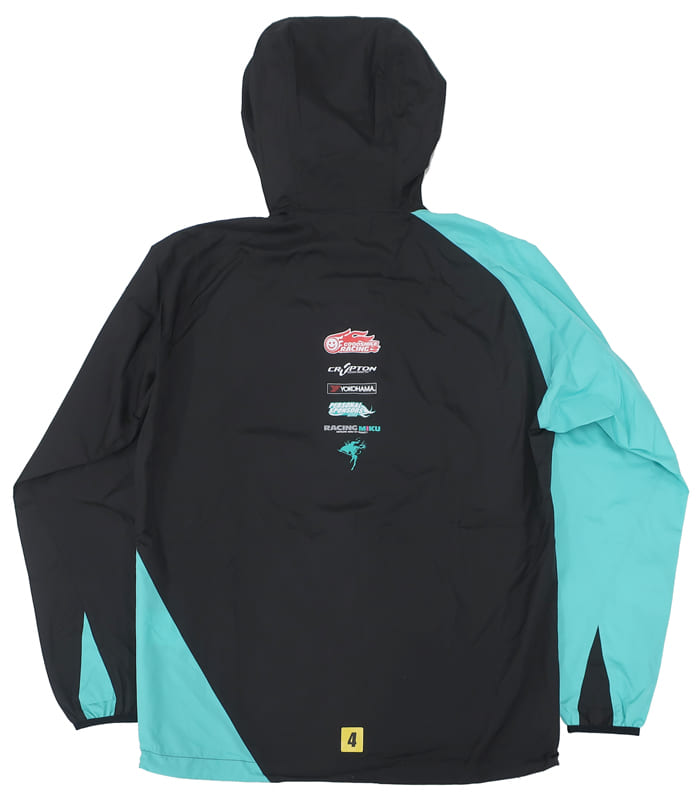 Racing Miku Teamwear Replica Windbreaker Black x Green S Size ...