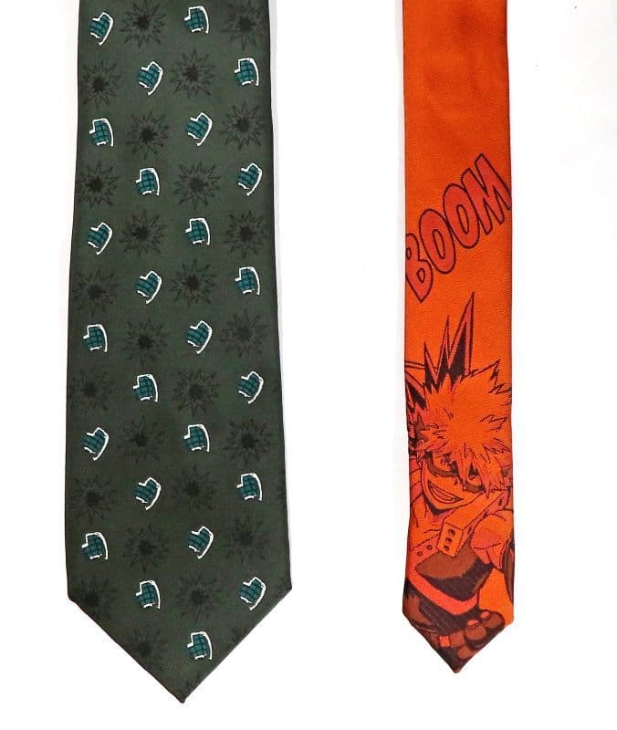 Katsuki Bakugo Tie Green (Full Pattern) "MY HERO ACADEMIA" | Goods ...