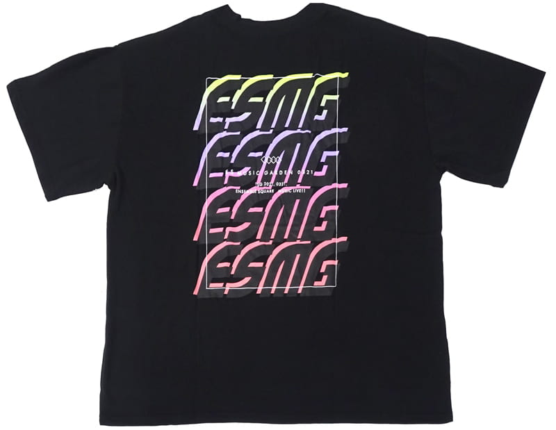 Clothing Logo ESMG Graphic T-Shirt, Black Free Size "Ensemble Stars! ES ...