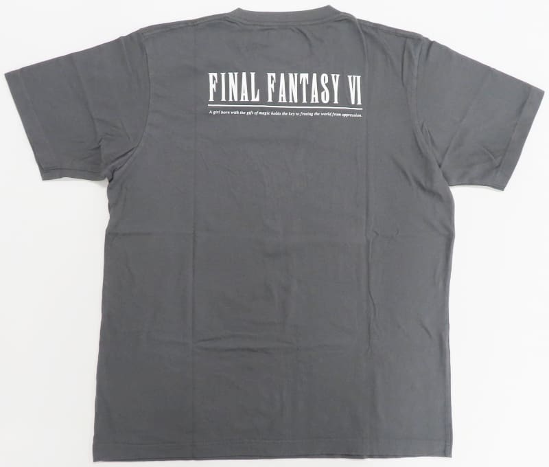 FINAL FANTASY VI UT Graphic T-Shirt (Half Sleeve / Regular Fit) Gray ...