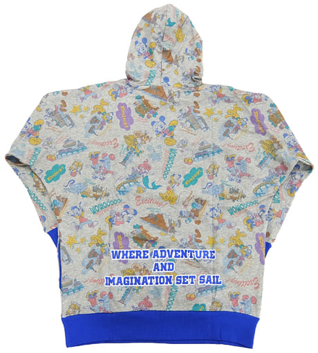 Clothing Set (01) Tokyo DisneySea Design Hoodie Grey Size M "Disney ...