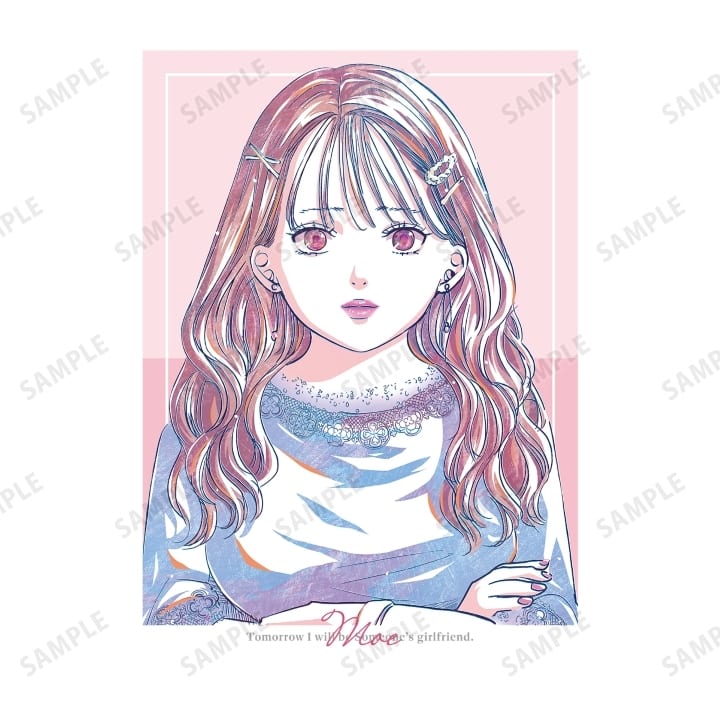 Maya Moe Ani-Art Shirts White Men L Size "Tomorrow I am someone's ...