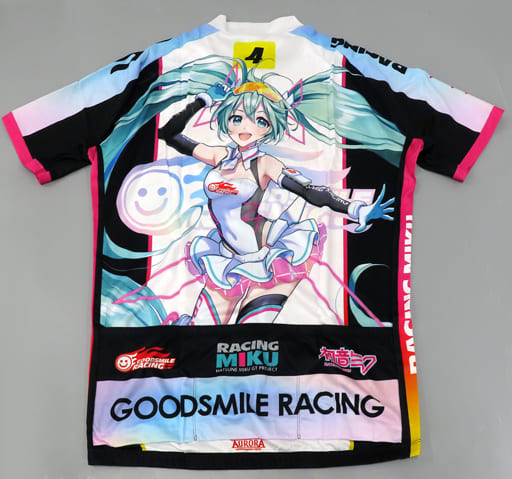 Clothing Racing Miku 2021 EDGE Ver. Cycle Jersey White XXXL (3 xl) Size ...